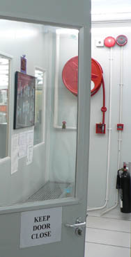 In compliance with the regulations of Fire Services Department